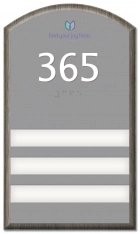 Sonida Senior Living Signs | room number signs